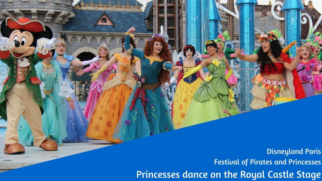 Princesses dance on Royal Castle Stage during Festival of Pirates and ...