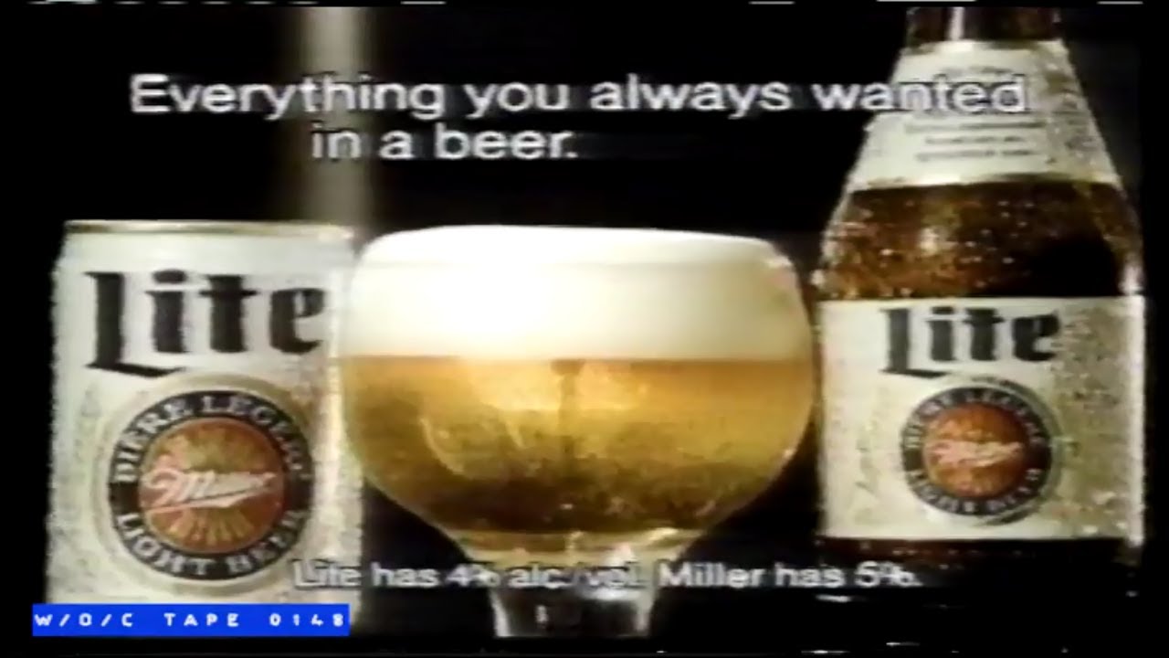 Miller Light Beer Commercial - 1985 - YouTube