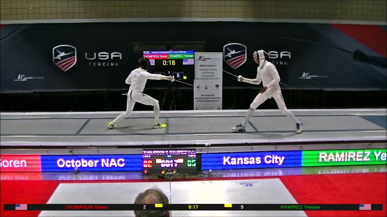 2019 Oct NAC Div I ME Gold Soren Thompson vs Yeisser Ramirez - YouTube