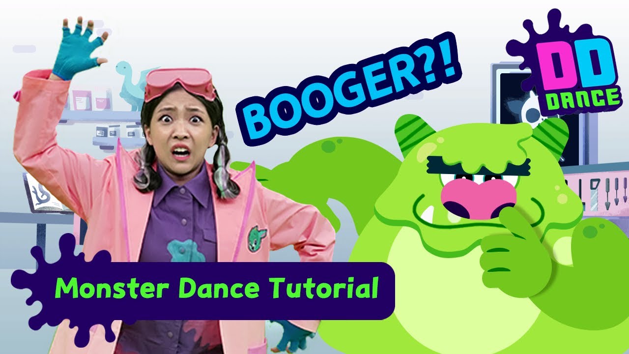 Gross! Booger Monster! | Dance Along | 💃 DD Dance Tutorial 🕺| Dr. Candy ...