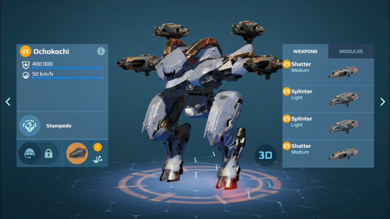 NEW RAGING BULL ROBOT OCHOKOCHI! BASICALLY THE MINOS? (War Robots Test ...