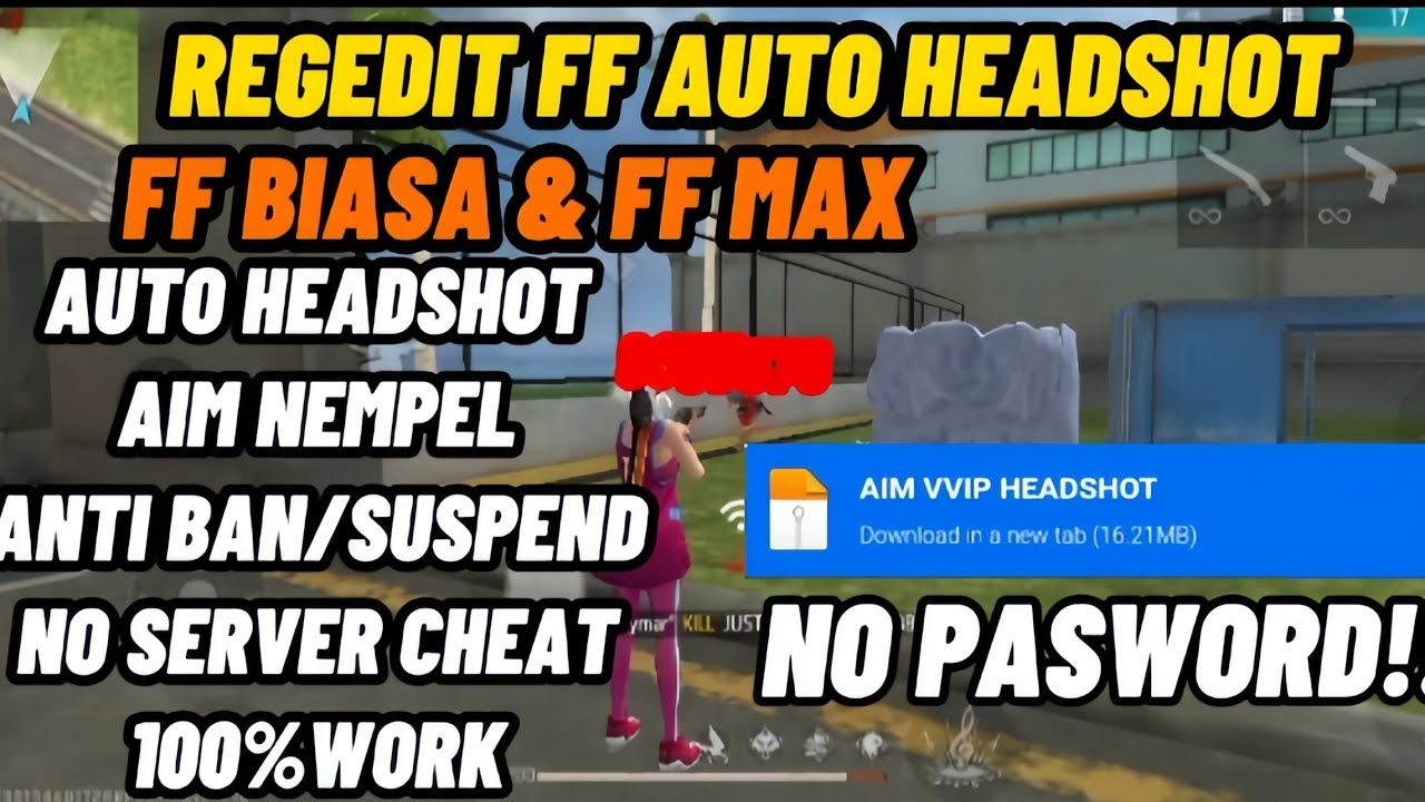 REGEDIT FF AUTO HEADSHOT FF BIASA & FF MAX AIM VVIP HEADSHOT TERBARU 2024 COCOK BUAT ISIAN 👽🇧🇷 ...