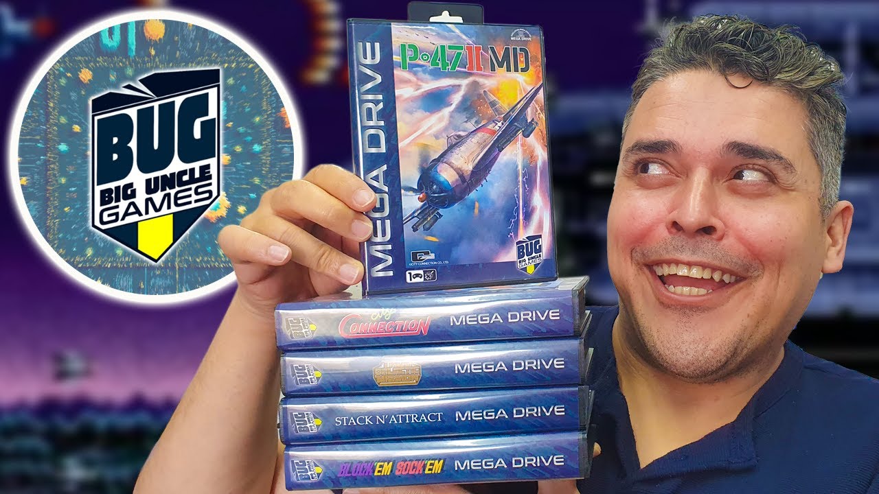 Unboxing de Todos os Jogos de MD da BUG - A Publisher do Tiozão - YouTube