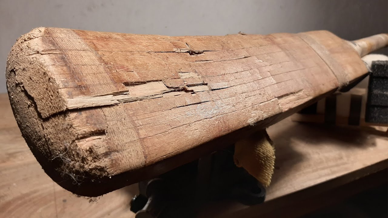 Full Refurbishment & Repair of 15 years old Cricket Bat - Challenge ...