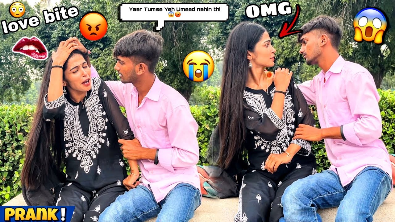 Love Bite Prank Goes HORRIBLY Wrong|Extreme love bite prank😅|Radhavlogs ...