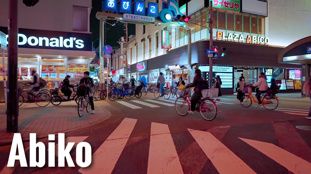 あびこを散策 Sony A7C Osaka Night Walk - Abiko 4K Japan - YouTube