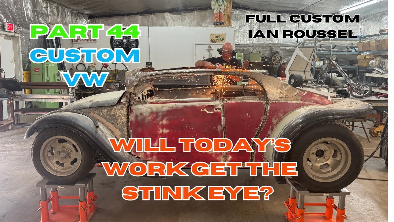 Part 44! 1968 VW Radical Custom Ian Roussel IS BACK ON THE BUG ️‍🔥 ️‍🔥 ...
