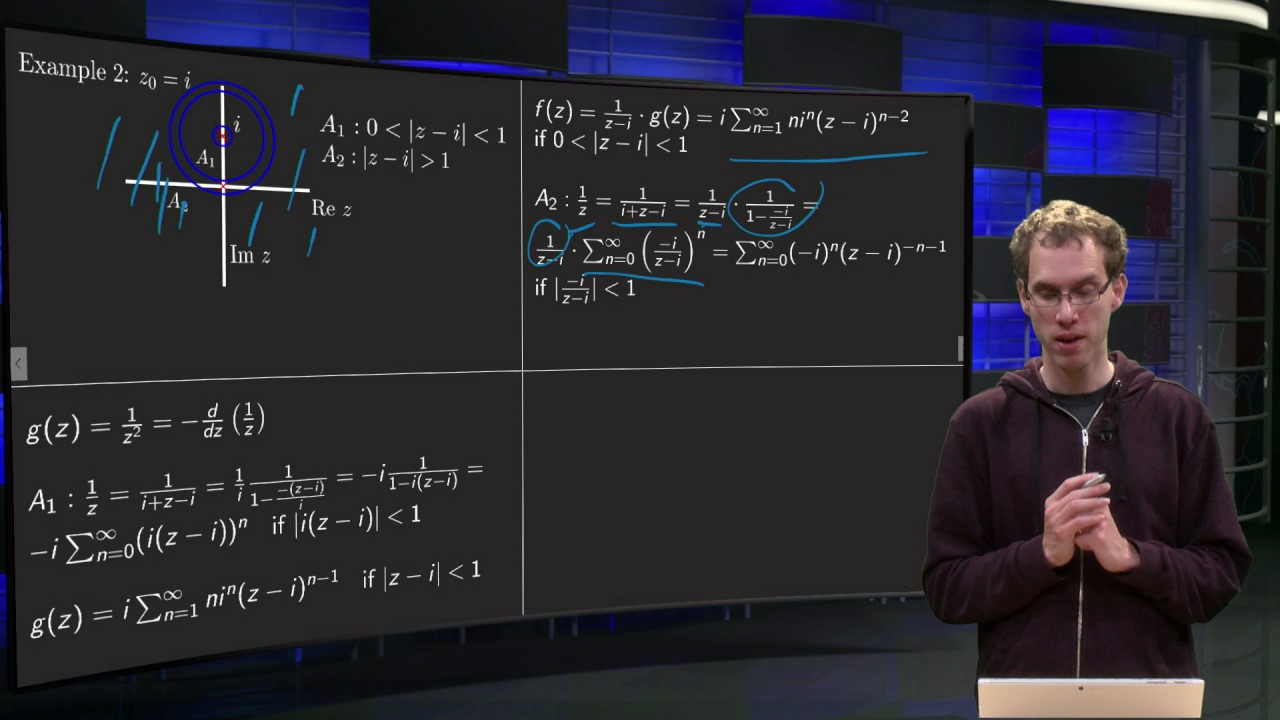 The Laurent series of a function - examples (2) - YouTube