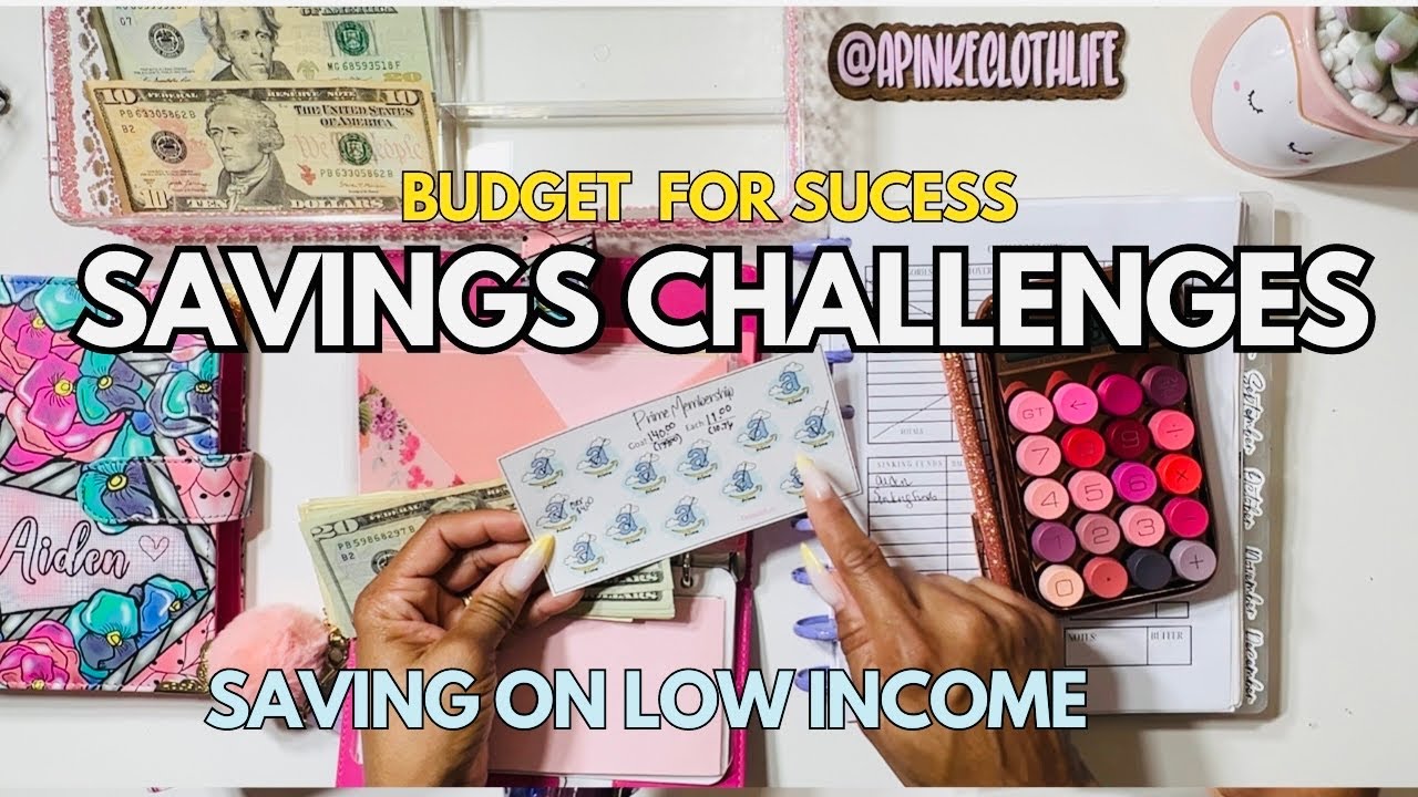 USING LOW INCOME SAVINGS CHALLENGES | HOW TO USE A BUDGET | BEGINNER ...