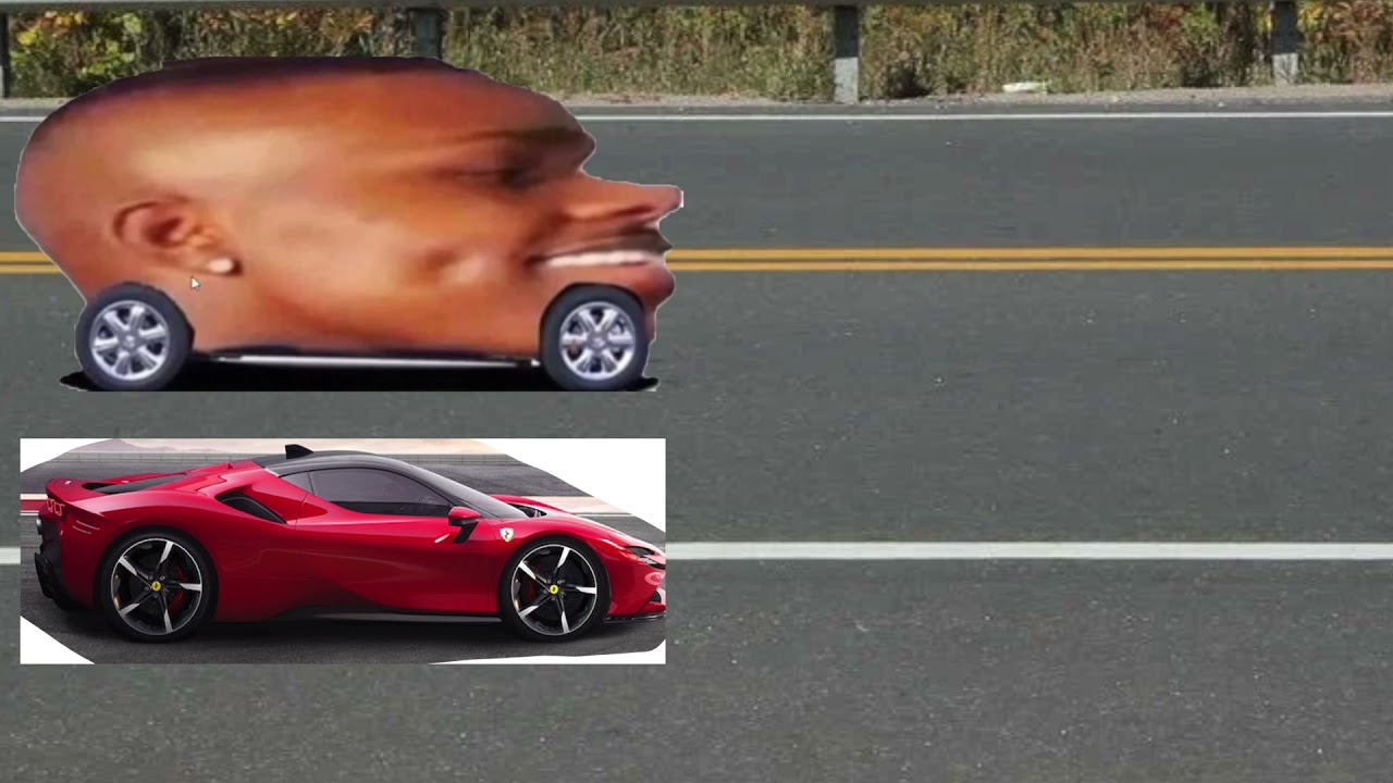 Da Baby Convertible RACE against Ferrari - YouTube