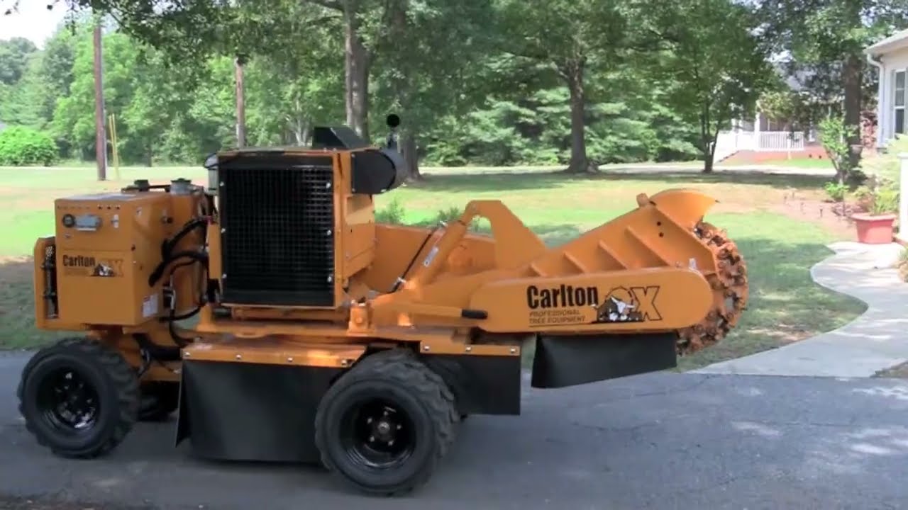 SP7015 Series Self-Propelled Stump Cutters Trailer | J.P. Carlton - YouTube