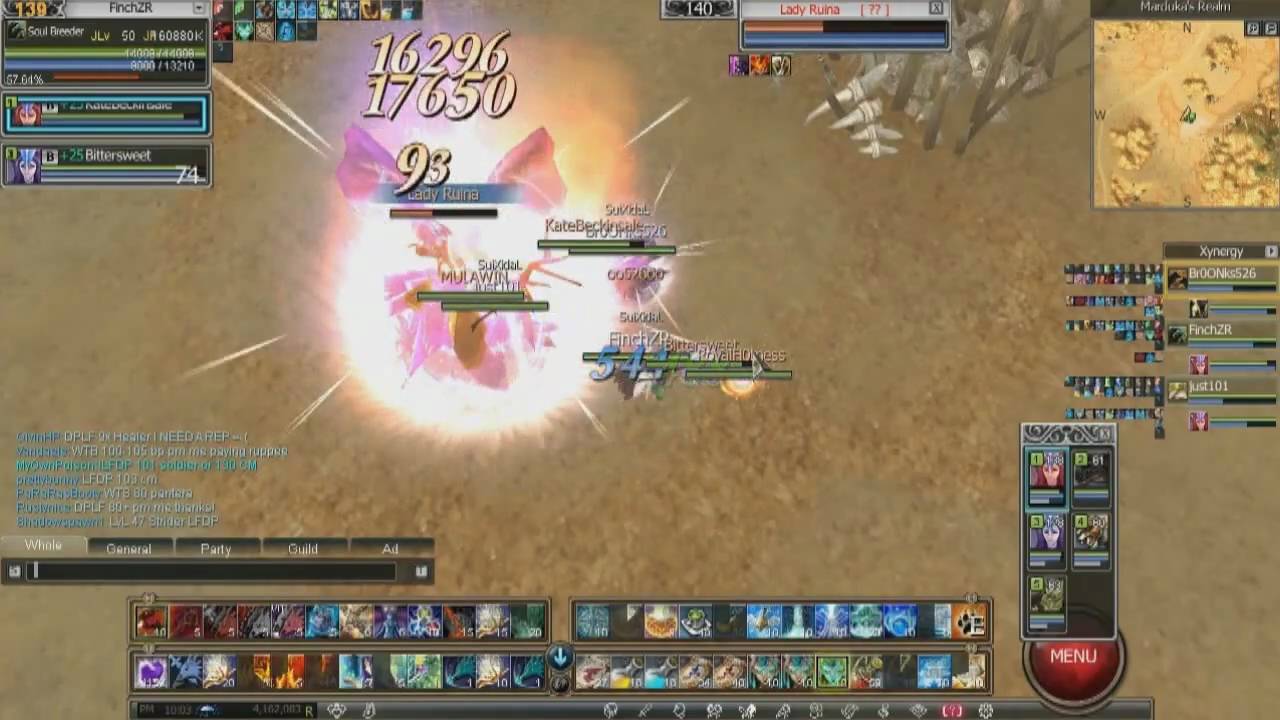 Rappelz Lady Ruina 140 (??) Boss Trio - Suixidal - YouTube