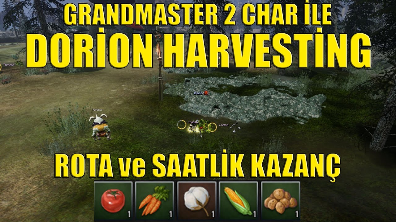Dorion'da Grandmaster 2 Çar ile HARVESTİNG FARM | Rise Online ...