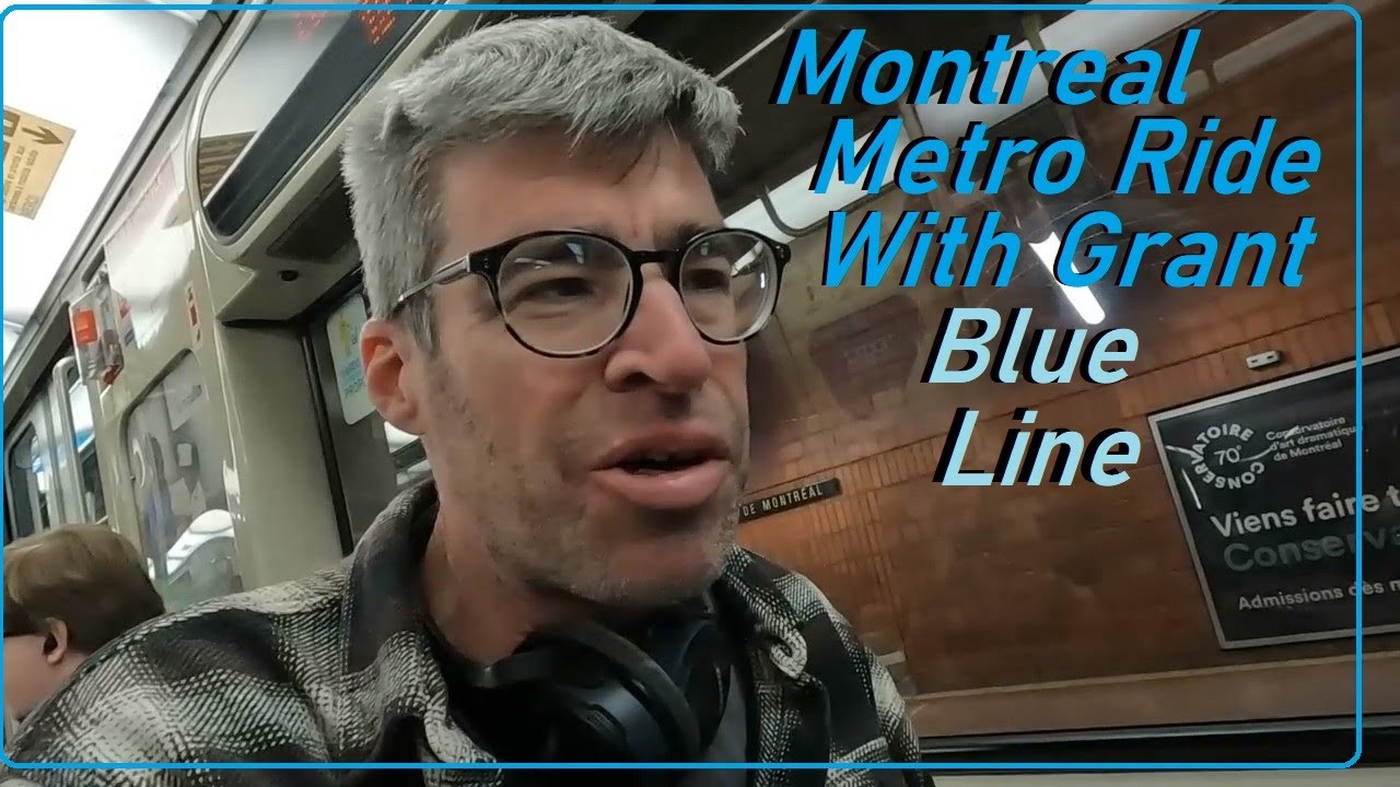 1 6 25 MONTREAL METRO RIDE WITH GRANT FROM SNOWDON STATION TO PARC ...