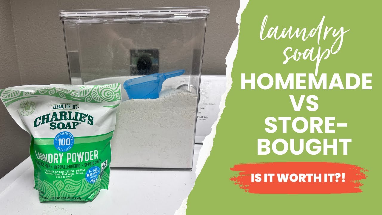 Store-Bought vs. Homemade LAUNDRY SOAP: Is It Really Worth It?! - YouTube
