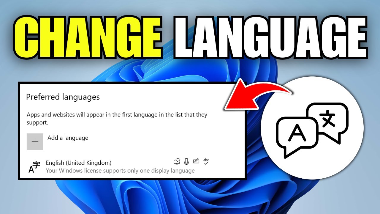 How To Change Windows Language on Laptop & PC (Full Guide) - YouTube