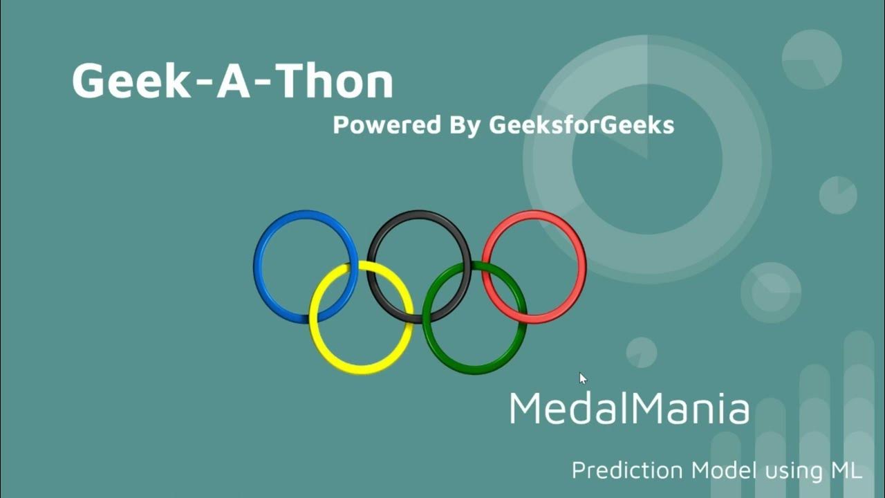 #GeeksforGeeks | #GeekOlympics |MedalMania: Olympics web application using streamlit - YouTube
