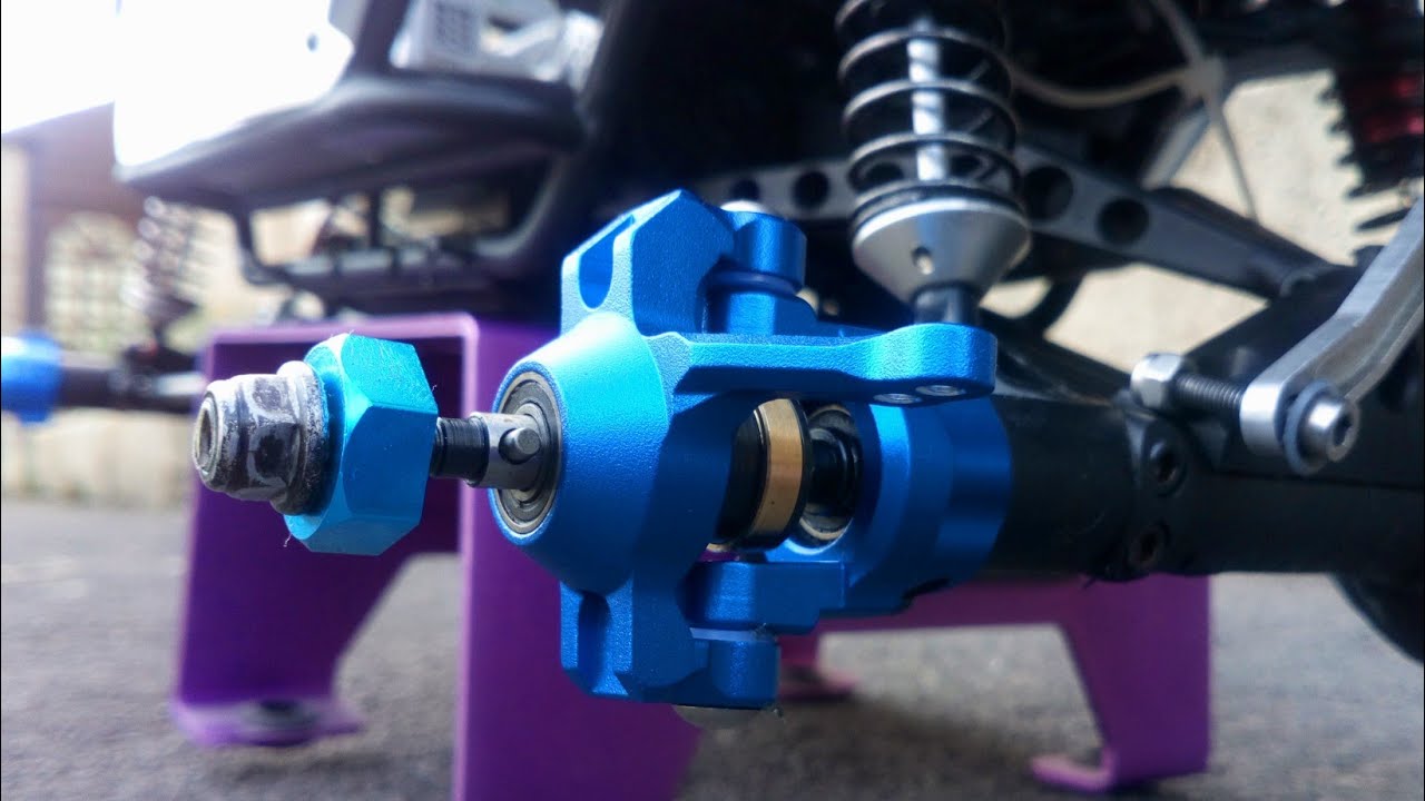 AXIAL WRAITH | GPM RACING C-HUBS, KNUCKLES AND REAR LOCKOUT | Upgrading ...