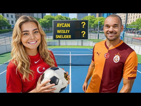 SNEIJDER'E AYAK TENİSİNDE MEYDAN OKUDUM! (Kazanan Kim?)