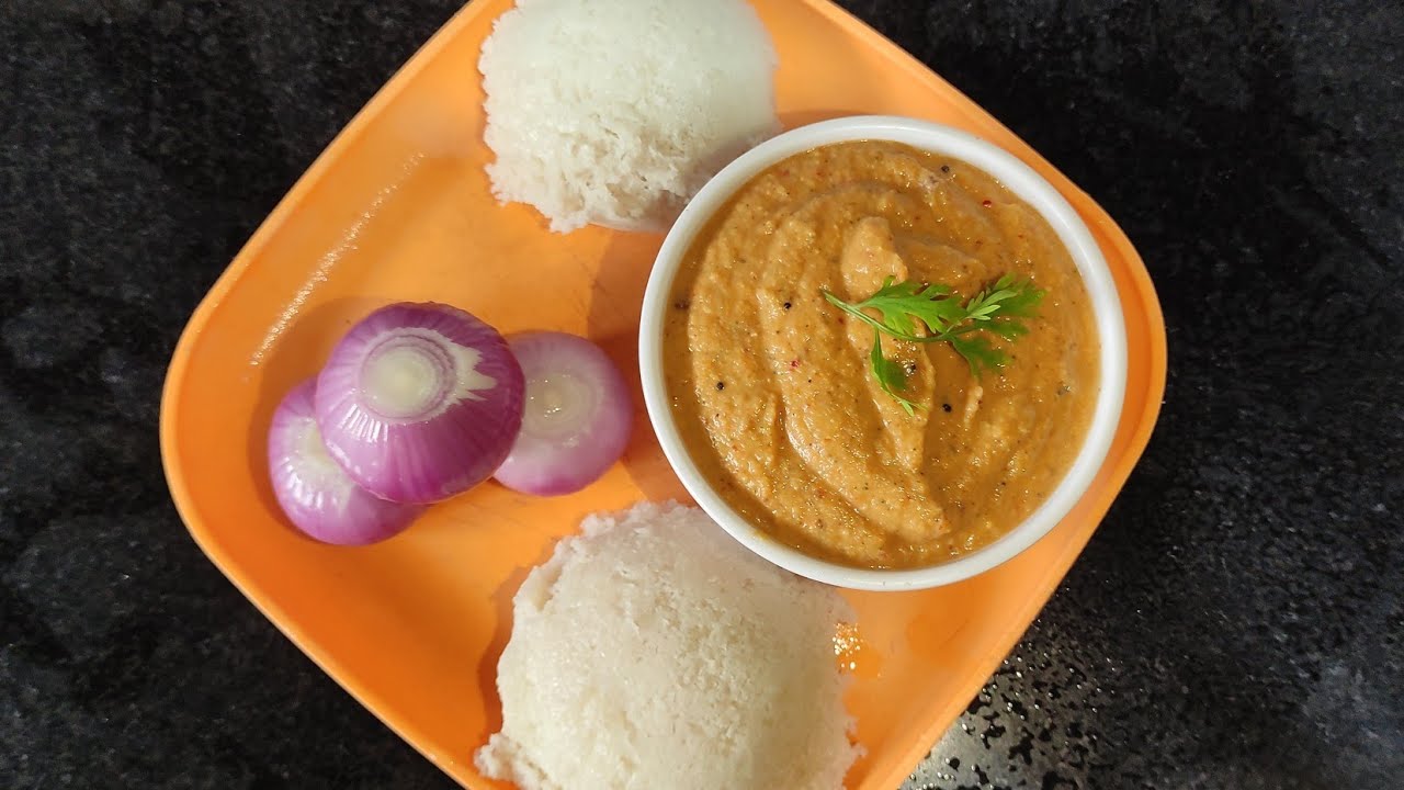 vengayam chutney in Tamil on bomi ma samyal - YouTube