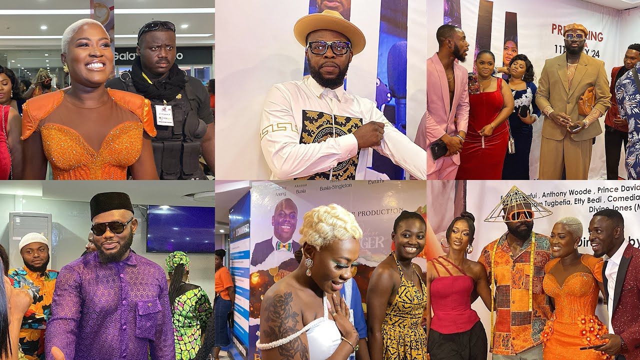 Fella Makafui, Kalybos, Prince David Osei & Other Celebrities Arrival ...