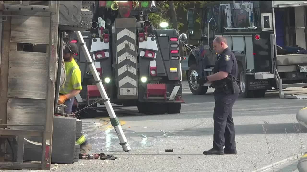 Children safe after fire burns Maine home - YouTube