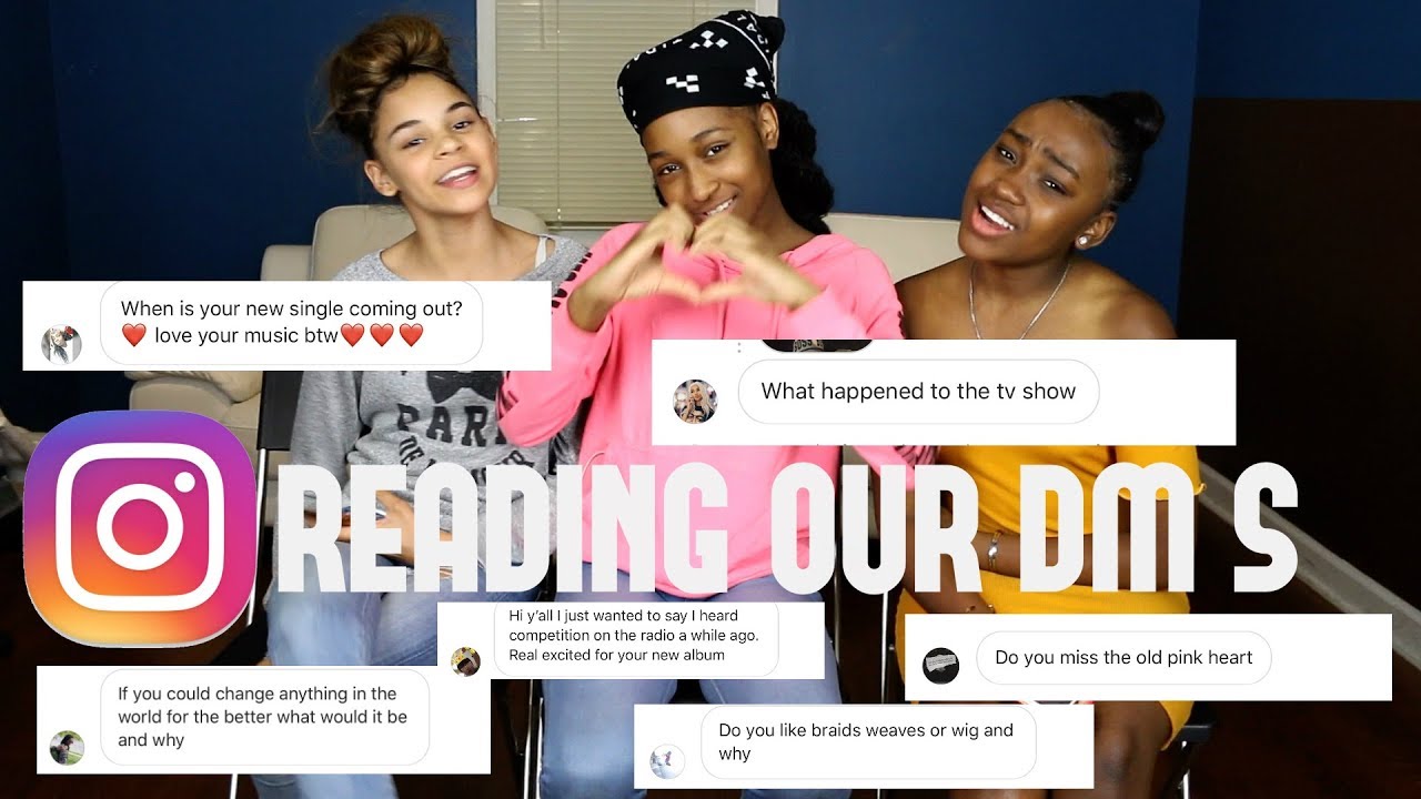 PINK HEART - READING OUR INSTAGRAM DM'S - YouTube