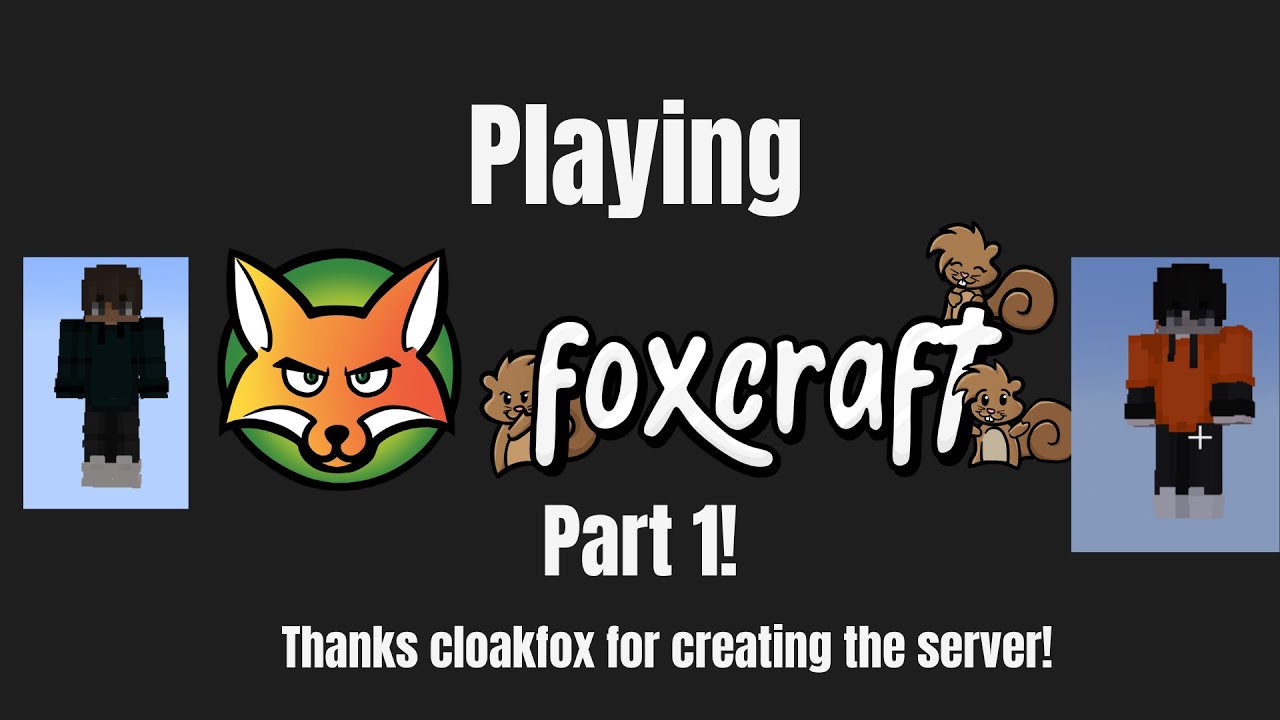 Minecraft Foxcraft Gameplay. Part 1 - YouTube