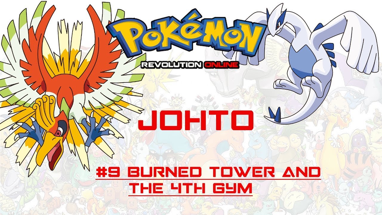 [NBK] Johto Pro walkthrough #9 Burned Tower and the 4th gym - YouTube