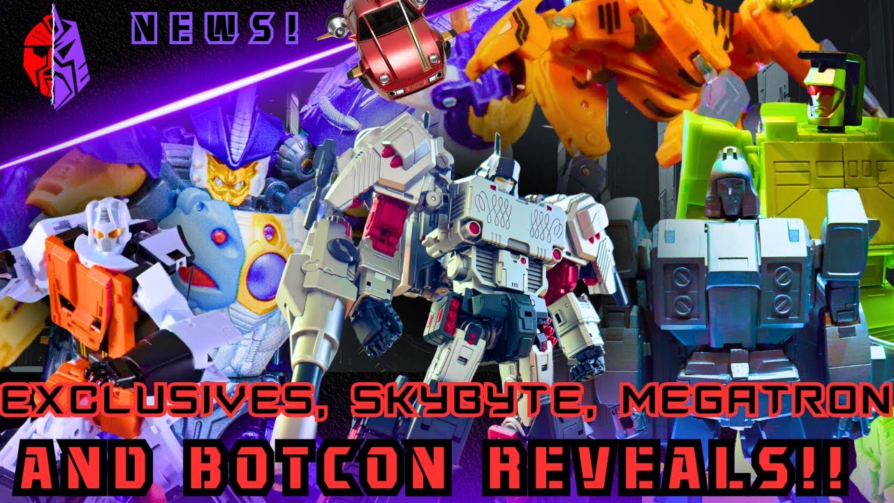BOTCON News! Megatron! Devastator! Skybyte! - YouTube