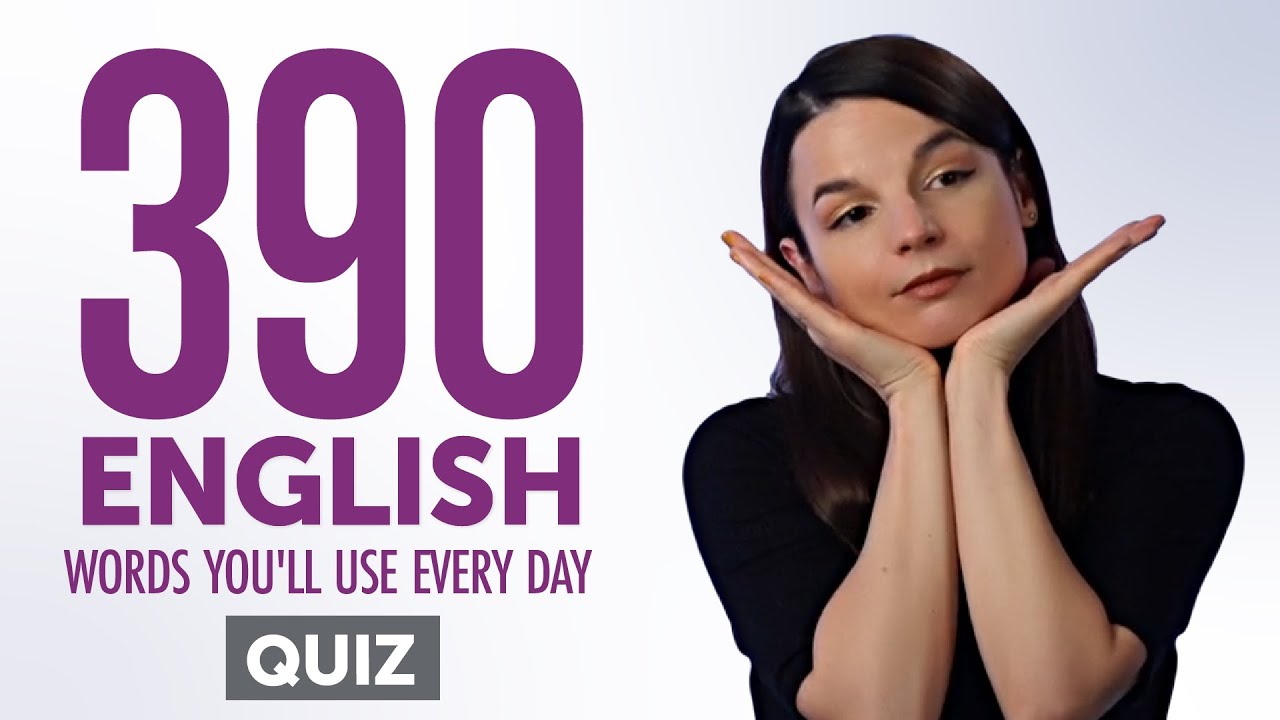 Quiz | 390 English Words You'll Use Every Day - Basic Vocabulary #79 - YouTube
