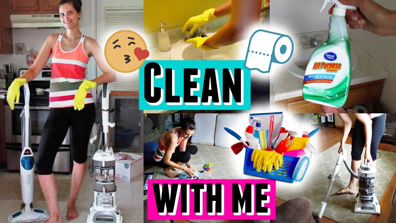 Quick Clean With Me! Speed Cleaning! - YouTube