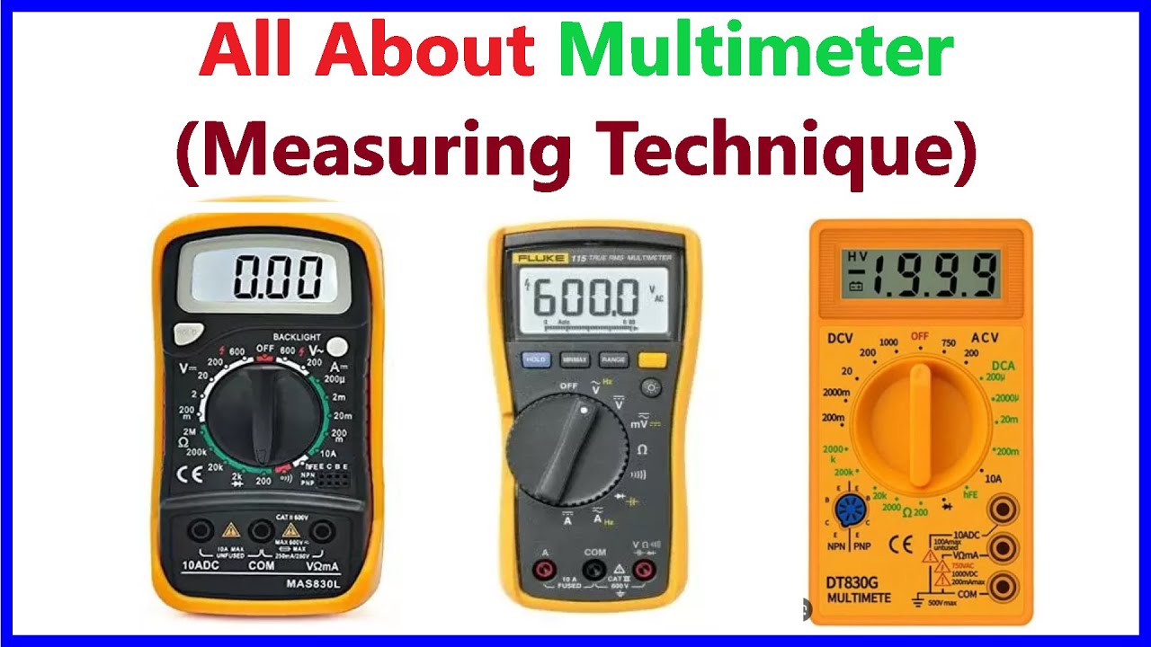 All about multimeter (മൾട്ടിമീറ്ററിനെ കുറിച്ച് അറിയേണ്ടതെല്ലാം ഇവിടെ ...