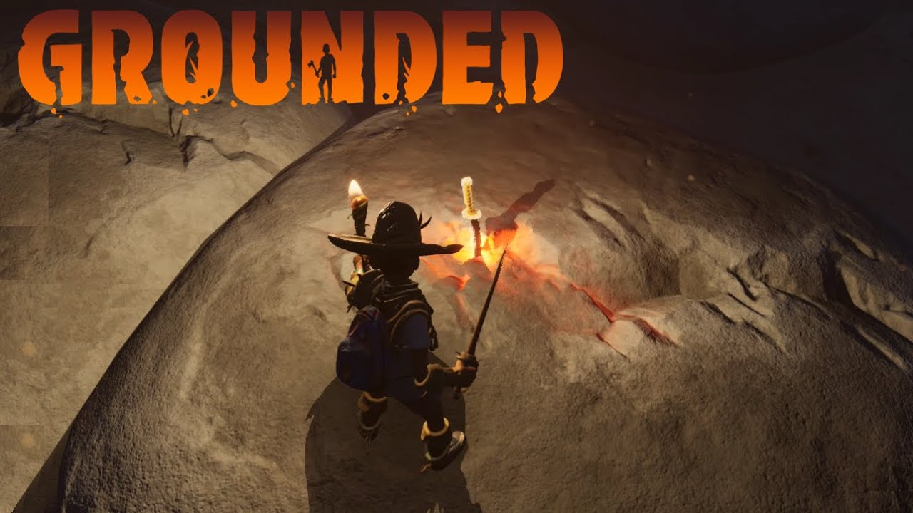 Grounded | Flaming Sword Challenge - YouTube