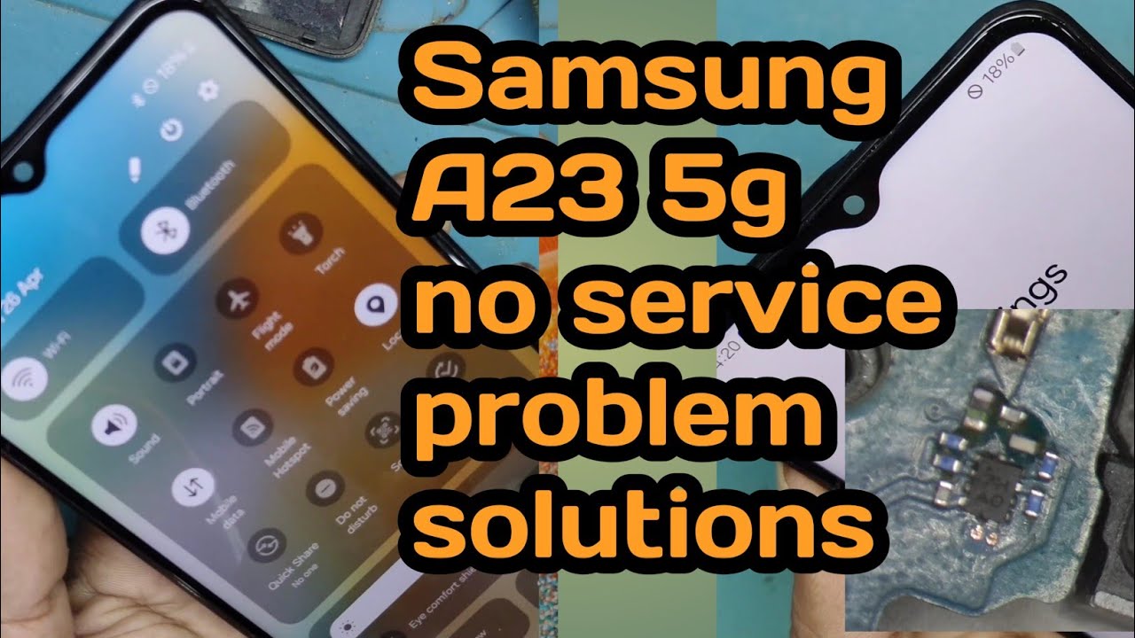Samsung galaxy A23 5g a236b no service problem solutions - YouTube