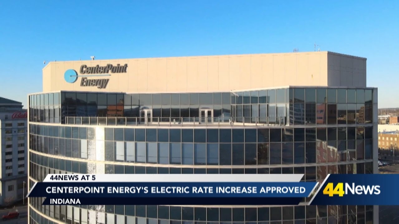 CenterPoint Energy's base electric rate increase approved by IURC - YouTube