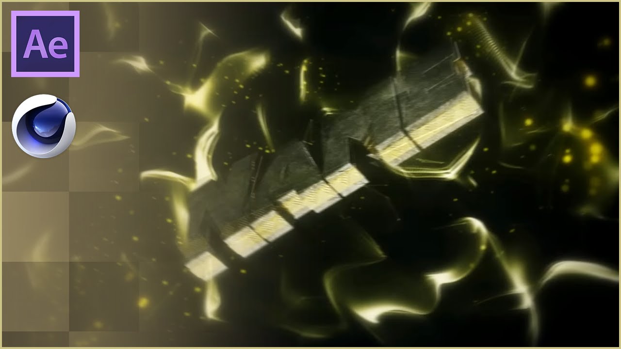 FREE GOLD Cinema 4D & After Effects Intro Template - YouTube