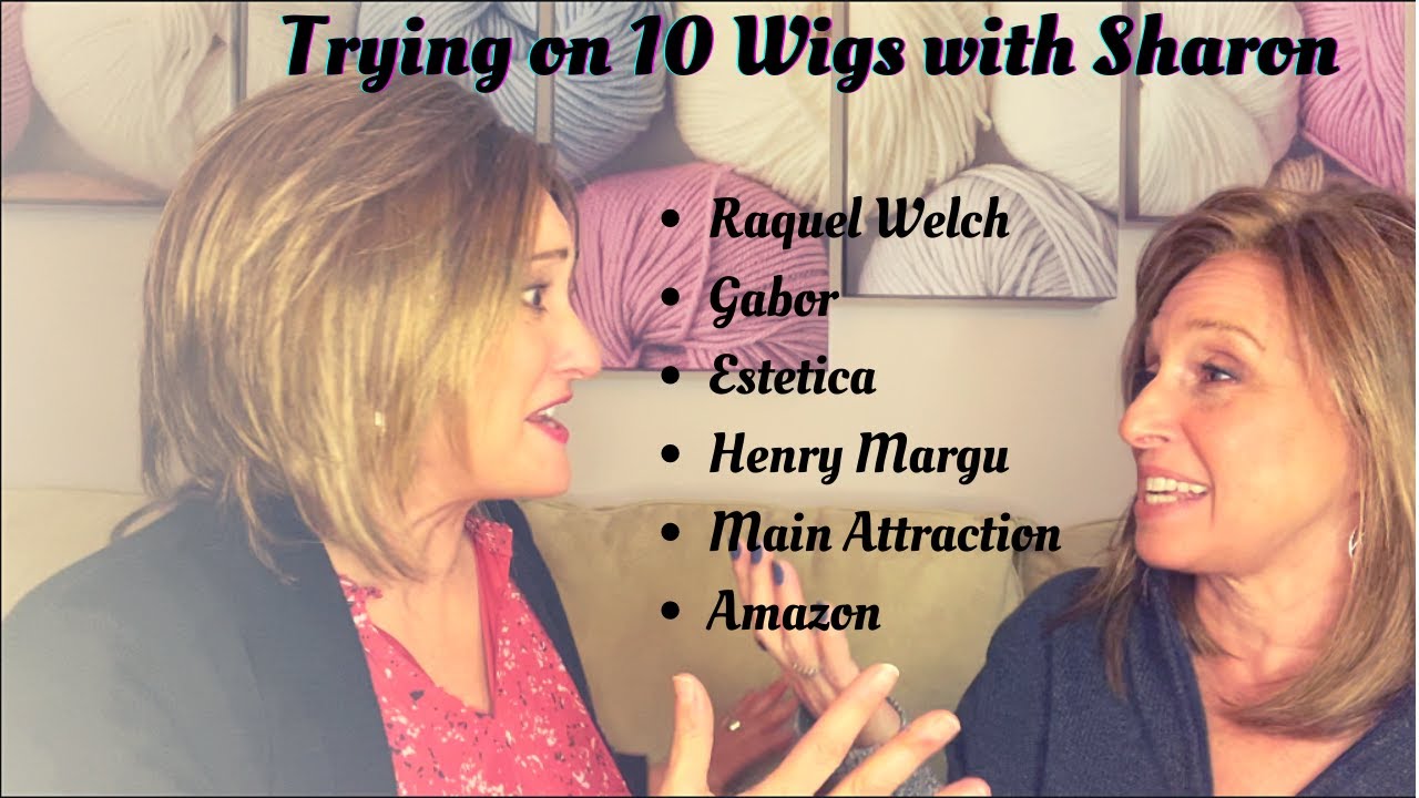 Trying on 10 Wigs with Sharon - (Top-rated under $25 Amazon wigs...how ...