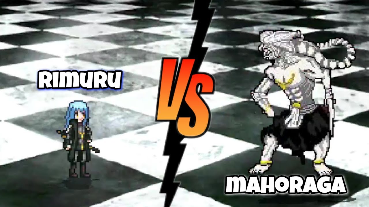 Mahoraga Vs Rimuru Jujutsu kaisen x that time i got reincarnated as a ...