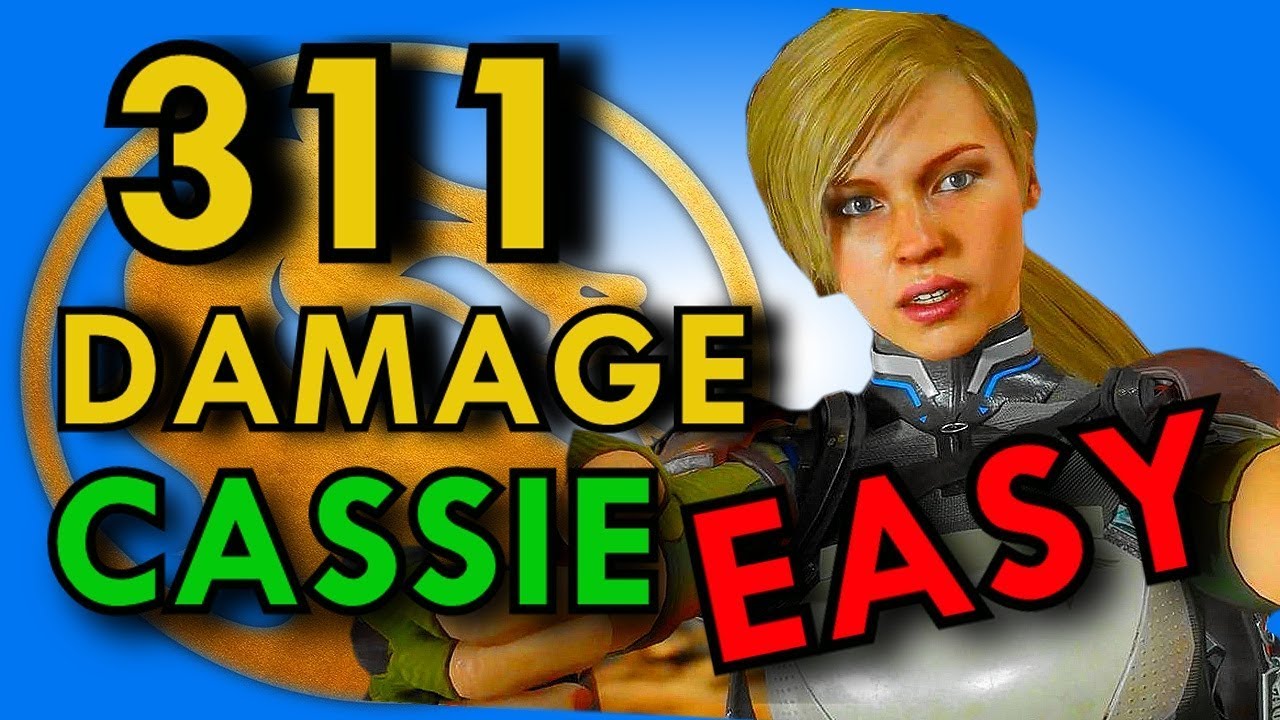MK11 - Cassie Cage EASY 310 Damage BEGINNER Combo - YouTube