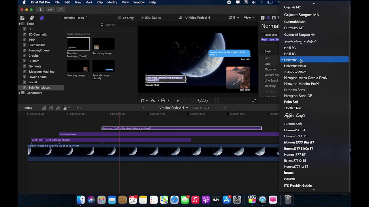 Easy Walk-Through - FCPX iMessage Simulator - YouTube
