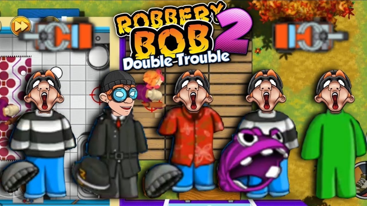 Robbery Bob 2 - All Costumes Funny Gameplay Part 279 - YouTube