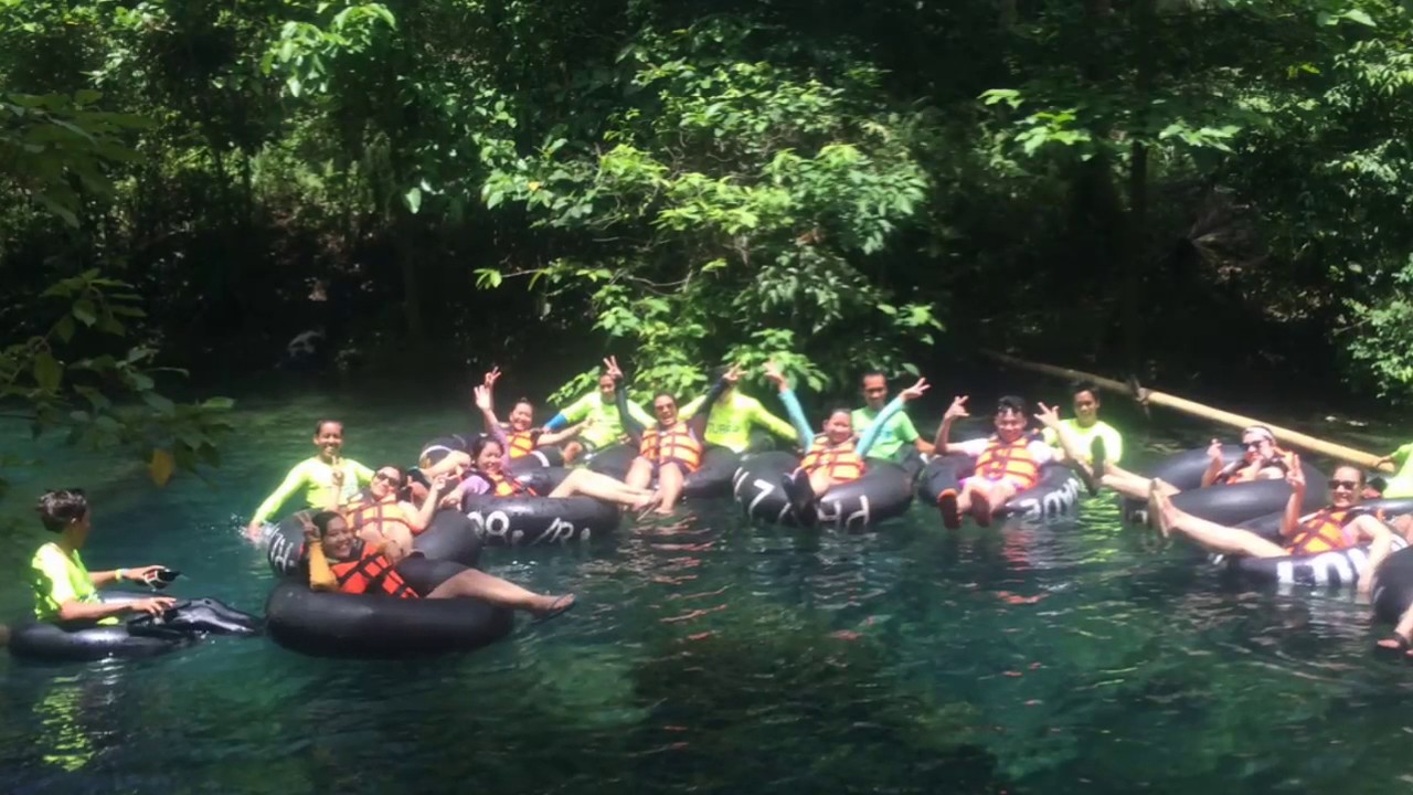 Water tubing in Malumpati Cold Spring! (Antique, Philippines) - YouTube
