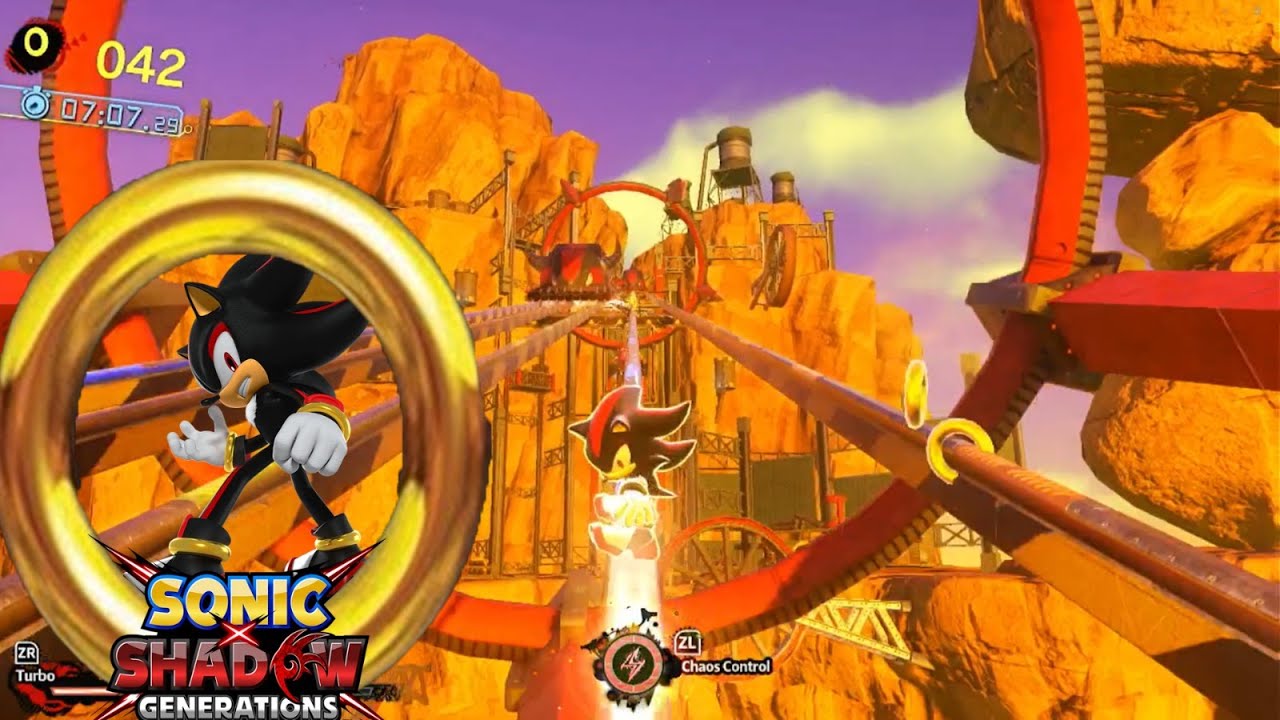 SHADOW GENERATIONS PARTE 2 RAIL CANYON - YouTube