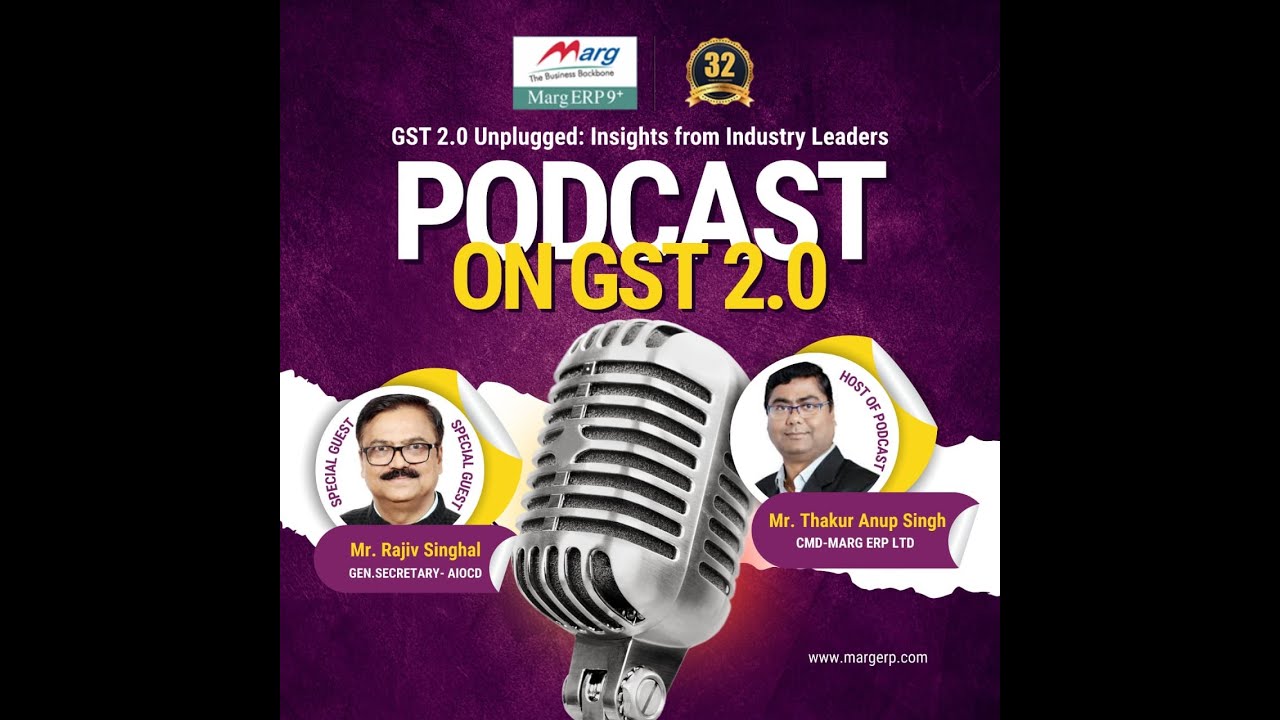 🎙️ 𝗣𝗼𝗱𝗰𝗮𝘀𝘁 𝗼𝗻 𝗚𝗦𝗧 𝟮.𝟬 𝗥𝗮𝗷𝗲𝗲𝘃 𝗦𝗶𝗻𝗴𝗵𝗮𝗹 General Secretary, AIOCD with ...