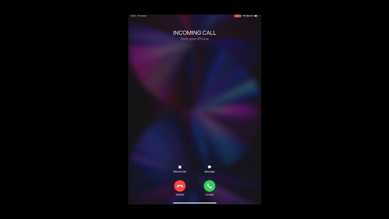 Apple iPad Pro 11 2021 Incoming Call Screen Video - YouTube