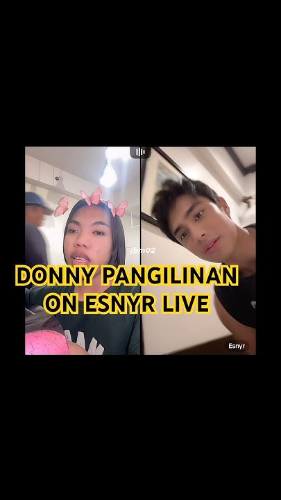 BIGLANG MAY NAG APPEAR NA DONNY PANGILINAN SA LIVE NI ESNYR #donnypangilinan #esnyr #shorts # ...