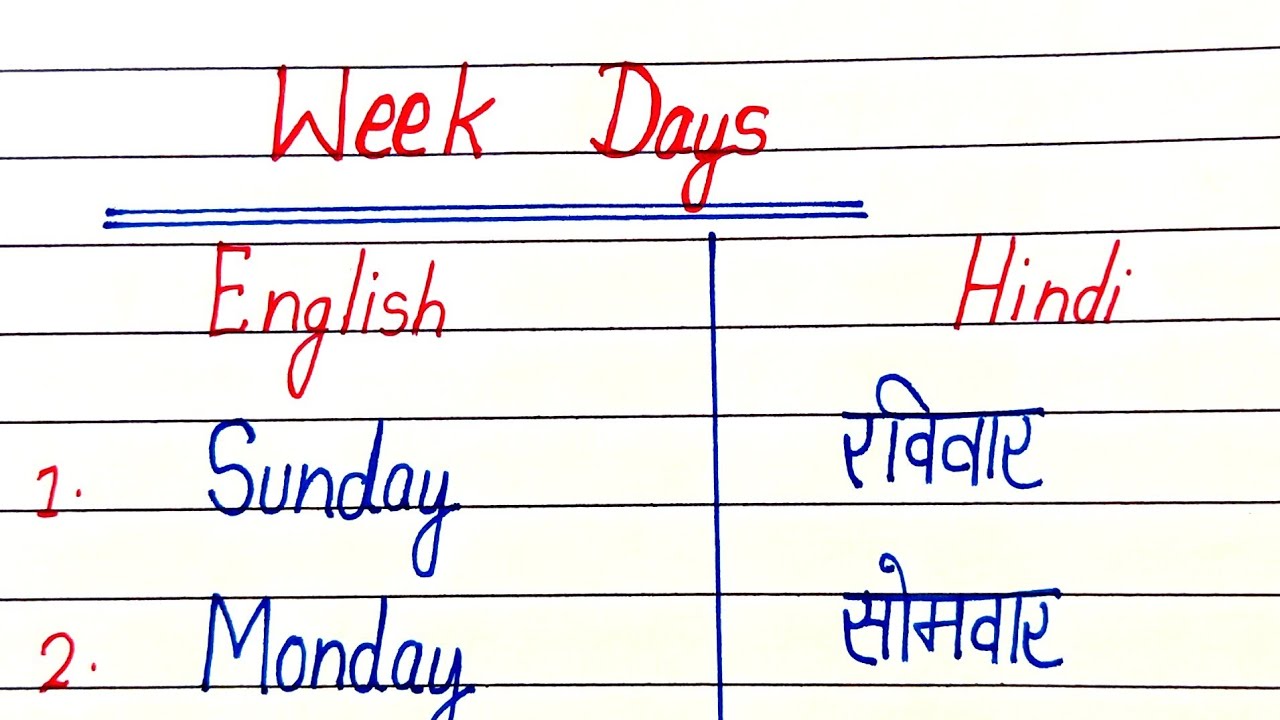 How Many Days In A Week name Of All Days In Week week Days Name In how-many-days-in-a-week-name-of-all-days-in-week-week-days-name-in