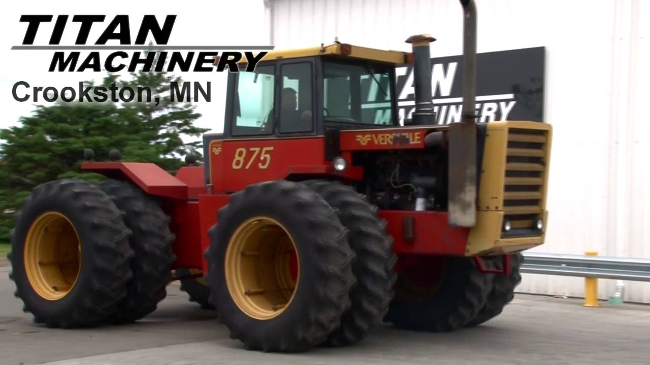 Versatile 875 Tractor Sold on ELS! - YouTube