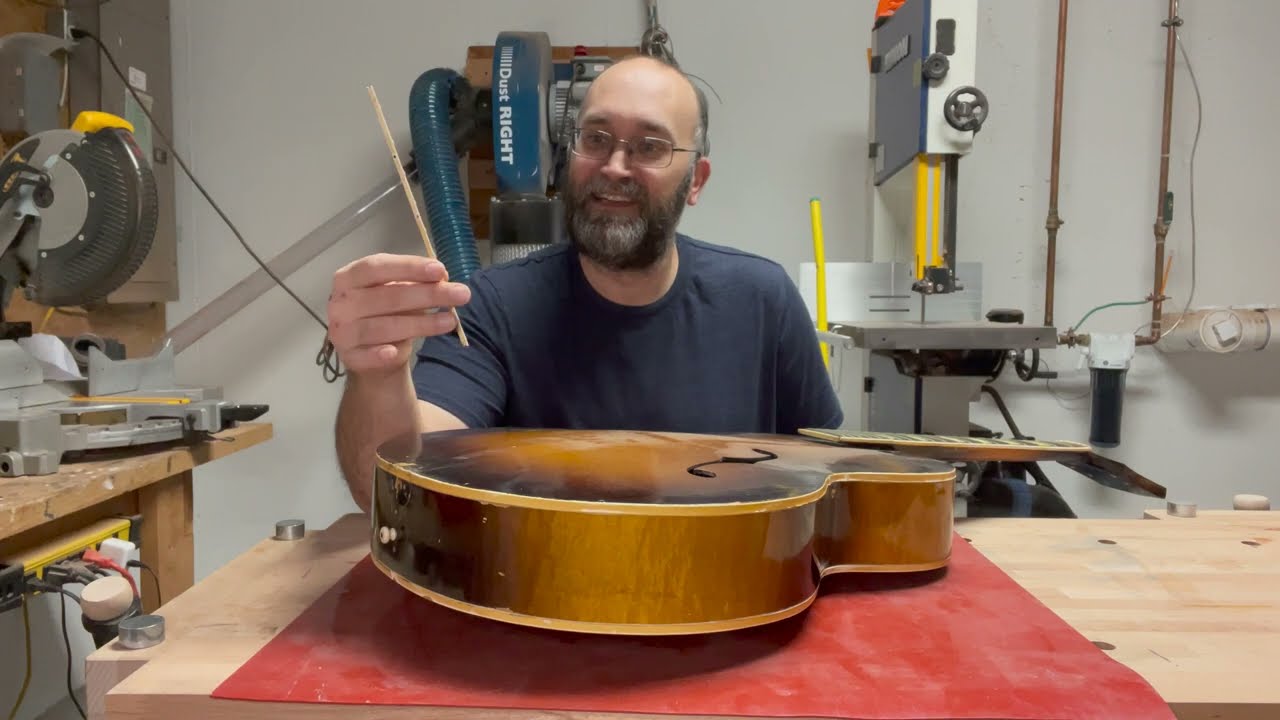 Replacing rotten celluloid binding - YouTube